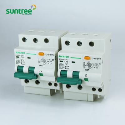 China 30mA RCBO Circuit Breaker 3P Residual Current Circuit Breaker for sale