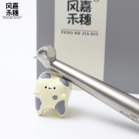 China 45° Head B4 Dental High Speed Handpiece with Ceramic Bearing 370000 RPM Push Button Chuck for sale