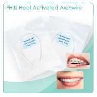 China Thermally Heat Activated NiTi Orthodontic Archwire 0.014-0.020 Inch Diameter for Dental Alignment for sale