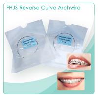 China Dental Orthodontic Reverse Curve Arch Wire Stainless Steel NiTi Rectangle 0.016x0.022 inch CE Certified for sale