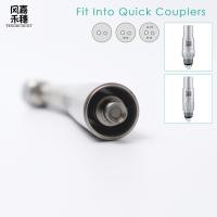 China SS304 Dental High Speed Handpiece Air Turbine 370000 RPM Quick Coupler LED Fiber Optic for sale