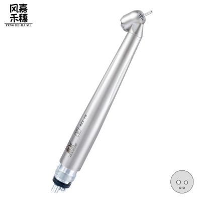 China Dental High Speed Handpiece 45 Degree Head 4 Hole Spray 370000 RPM Low Noise Non Optic for sale