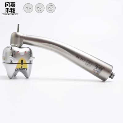 China Dental Fiber Optic High Speed Handpiece Torque Head Efficient Quiet Push Button for sale