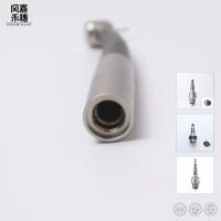 China High Speed Fiber Optic Dental Handpiece 400000 RPM Low Noise Non Slip Handle 304 Stainless Steel for sale