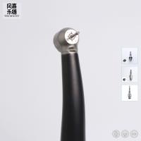 China High Speed Fiber Optic Dental Handpiece 400000 RPM Low Noise Non Slip Handle 304 Stainless Steel for sale