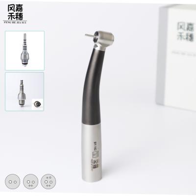 China Fiber Optic Dental High Speed Handpiece 320000-400000 RPM Push Button Ultra Quiet for sale