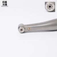 China Silver Dental Low Speed Handpiece with Push Button Standard Head 200,000 RPM and 18-Month Warranty for sale