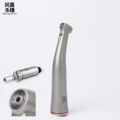China Silver Dental Low Speed Handpiece with Push Button Standard Head 200,000 RPM and 18-Month Warranty for sale