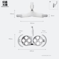 China Energy Efficient Medical Shadowless Dental Exam Light with Flexible Arm for Surgical Procedures for sale