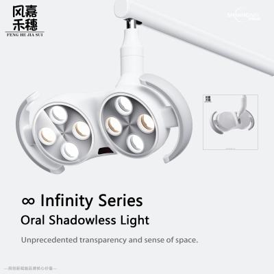 China Energy Efficient Medical Shadowless Dental Exam Light with Flexible Arm for Surgical Procedures for sale