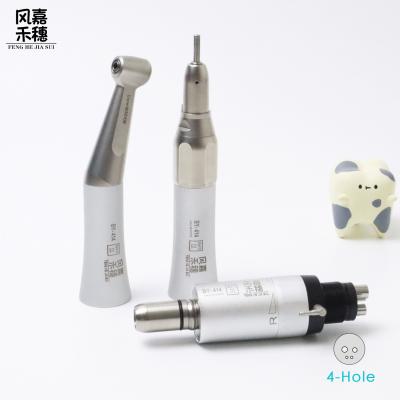 China Dental Low Speed Handpiece 1:1 Contra Angle & Straight 20,000 RPM with Ceramic Bearings and 35W Brushless Motor for sale