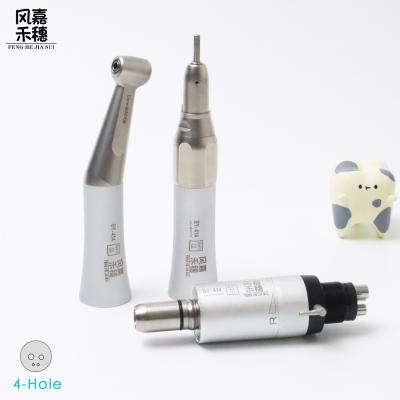 China Dental Low Speed Handpiece 1:1 Contra-Angled Set with 1.2Nm Torque and 20,000 RPM Speed for sale