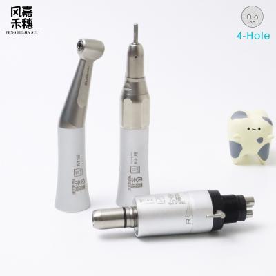 China Dental Low Speed Handpiece Kit with 20,000 RPM and 85g Titanium Contra-Angle for Endodontic Procedures for sale