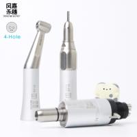China Dental Low Speed Handpiece 1:1 Contra-Angled 4-Hole Motor Set 20000 RPM for sale