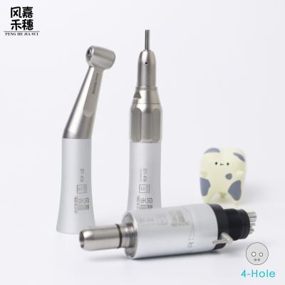 China Dental Low Speed Handpiece 1:1 Contra-Angled Lab Grade Complete Set 20000 RPM 60W Motor for sale
