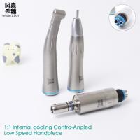 China Dental Low Speed Handpiece 1:1 Internal 3-Piece with Fiber Optic 6-Hole Motor 370000 RPM for sale