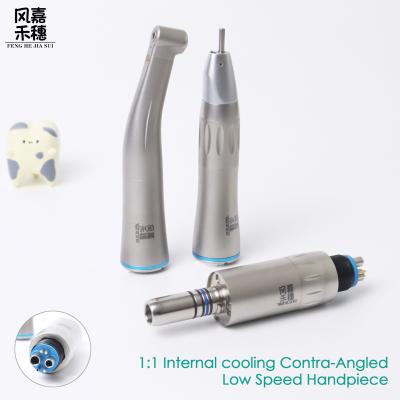 China Dental Low Speed Handpiece 1:1 Internal Steel Set with Ceramic Bearings 370000 RPM for sale