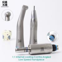 China Dental Low Speed Handpiece 1:1 Internal with Contra Straight Motor 370000 RPM for sale
