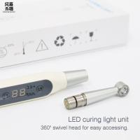 China FHJS Dental Light Curing Unit with 15mm Wide Tip, 3000mW/cm² Intensity & Dual Wavelength 460/410nm for sale