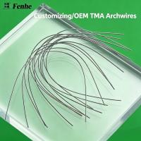 China Orthodontic Archwires 0.12-0.20 High Corrosion Resistance 800 MPa Autoclavable Dental Alignment for sale