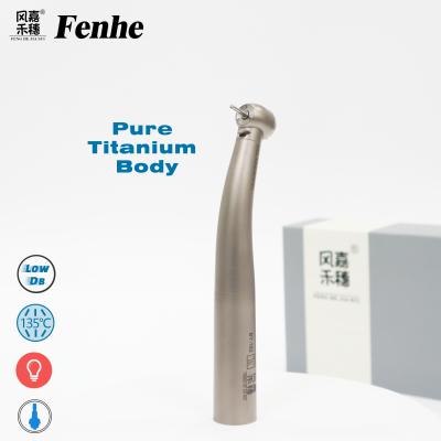 China Pure Titanium Dental High Speed Handpiece 280000 rpm 65 dB ISO Bur 1.59-1.60mm for sale