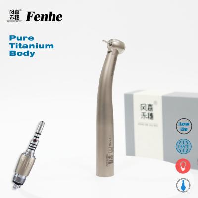 China Pure Titanium Dental High Speed Handpiece 65dB Noise Kavo Connector Fiber Optic for sale