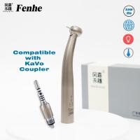 China Pure Titanium Dental High Speed Handpiece 12mm Head Ultra Low Noise ≤65dB 300000-400000 RPM for sale