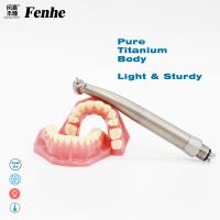 China Pure Titanium Dental High Speed Handpiece 12mm Head 300000-400000 RPM Ultra Low Noise for sale