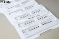 China MBT Base Type Orthodontic Bracket System Typically 3 to 4 Mm Height Offering Bracket Stability and Precise Tooth Movement for sale