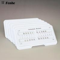 China Tooth-colored Orthodontic Brackets Typically 3 to 4 Mm Height ISO Certified Dental Braces Components Ideal for Orthodontic for sale