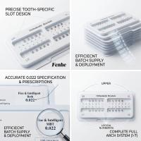 China Stainless Steel Orthodontic Brackets with 3 Years Shelf Life and Low-profile Design for Enhanced Comfort for sale