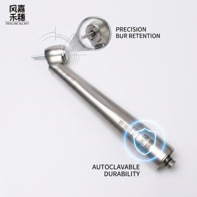 China Imported Ceramic Bearing Dental High Speed Handpiece with Total Stop Within 0.5s To Anti Suckback and Lightweight 45g Design for sale