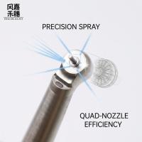 China Imported Ceramic Bearing Dental High Speed Handpiece with Total Stop Within 0.5s To Anti Suckback and Lightweight 45g Design for sale
