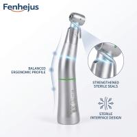 China 20:1 Gear Ratio Dental Low Speed Handpiece with Fiber Optic Illumination and Ceramic Bearing for Precision Implant Surgery for sale