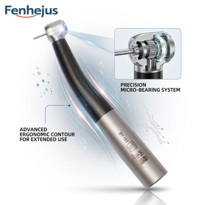 China Stainless Steel Dental High Speed Handpiece with Fiber Optic Light and 380000 Rpm for Precision Dental Procedures for sale