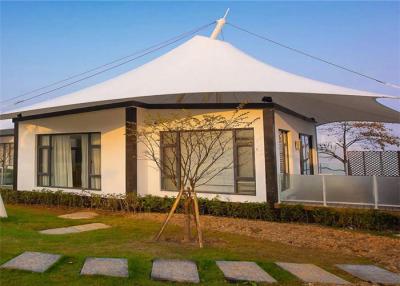 China Waterproof Luxury Resort Tents , Peak Lodge Glamping Accommodation Tent for sale