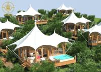 China UV Protected Weatherproof Luxury Resort Tent with 1 Door for sale