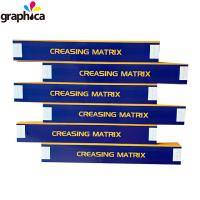 China White Locator 2024 Graphic PVC Based Creasing Matrix for Die Cutting Printing Materials for sale