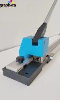 China Blue Manual Die Cutting Creasing Matrix Cutter 16cm Height Stainless Steel Best Pric for sale