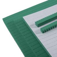 China 40 Shore A Flexibility Ejection Rubber Sheet in Green for Graphic Beijing 2023 Print for sale