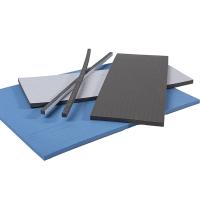 China 8mm x 8mm Dimensions High Elastic Green Adhesive EVA Foam Die Cutting Ejection Rubber for sale