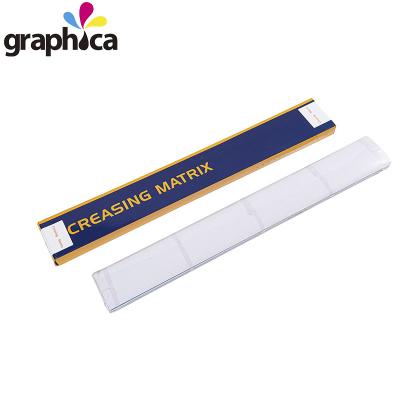 China 0.4mm Channel Height Black Plastic Crease Matrix Roll and Box for Die Cutter Machine for sale