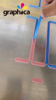 China Blue Fiber Creasing Matrix Cutter for Cardboard Corrugated Paper Box Making and More for sale