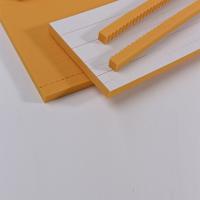China Die Cutting EPDM Rubber Foam Sponge with Adhesive Color Orange Dimension 10x300x380mm for sale