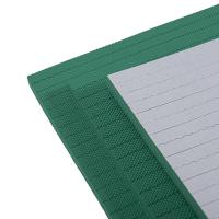 China 40-45 Degree Shore A Hardness EVA Rubber Sheet in Green Color for Flat Die Cutting for sale