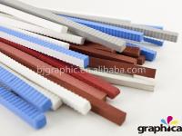 China Die Cutting Machine High Elastic Green Adhesive Ejection Rubber in 8x8x300x380mm Size for sale