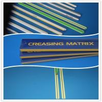 China Matrix Creasing Cutter for Food Industrial Super March Designs and 1.5mm Channel Width for sale