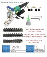 China 3800 RPM Corrugated Paper Removal Tool 480x130x180mm for High Speed Paper Carton Board for sale