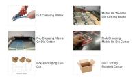 China Customized Professional Creasing Matrix Cutter for Cardboard Corrugated Paper Design for sale