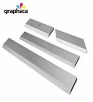 China Precision -0.02mm Paper Cutting Knife for Polar 115 EL/ED/CE/EMC High Hardness HRC48-68 for sale